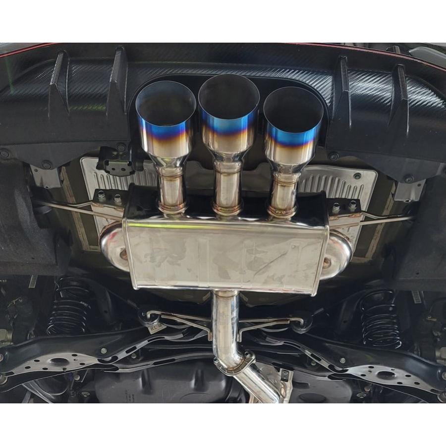 +BS INVIDIA ホンダ シビック タイプR FK8 K20C ターボ 17~21年 キャットバック マフラー ステンレス 税込み！送料 ...