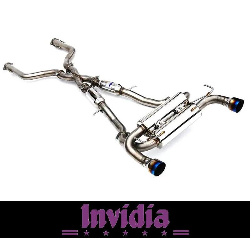 +BS INVIDIA 日産 フェアレディZ 400Z RZ34 3.0L-TT AT/MT 2022年~ エキゾースト マフラー T304 ...