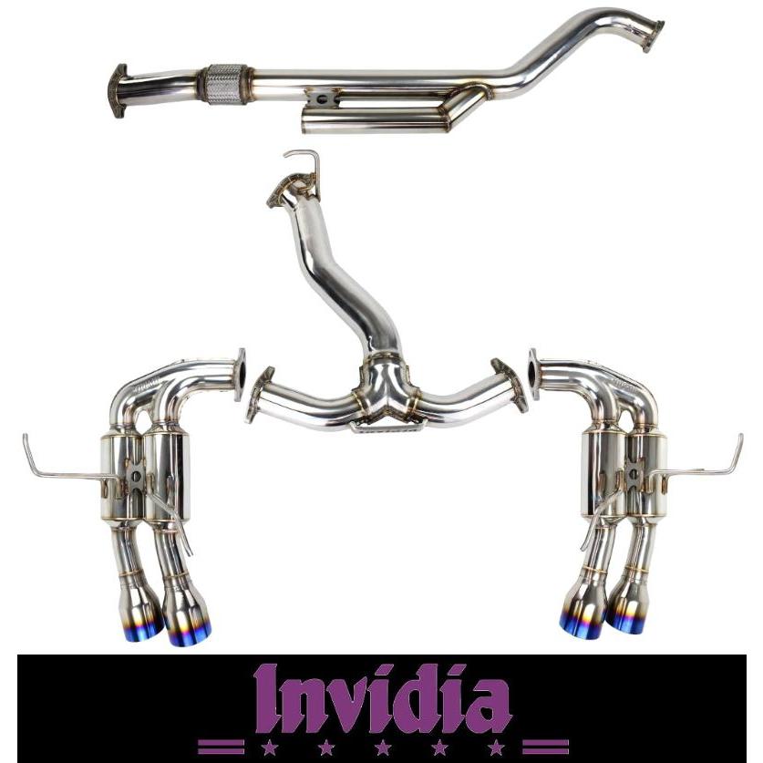 +BS INVIDIA スバル WRX S4 VB VBH 2.4L FA24F 2022年~ キャットバック マフラー ステンレス 税込み ...