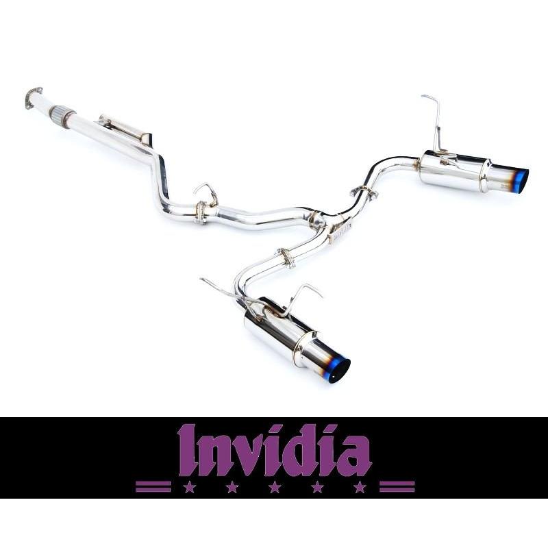 +BS INVIDIA スバル WRX S4 VB VBH 2.4L FA24F 2022年~ キャットバック マフラー T304ステンレス ...