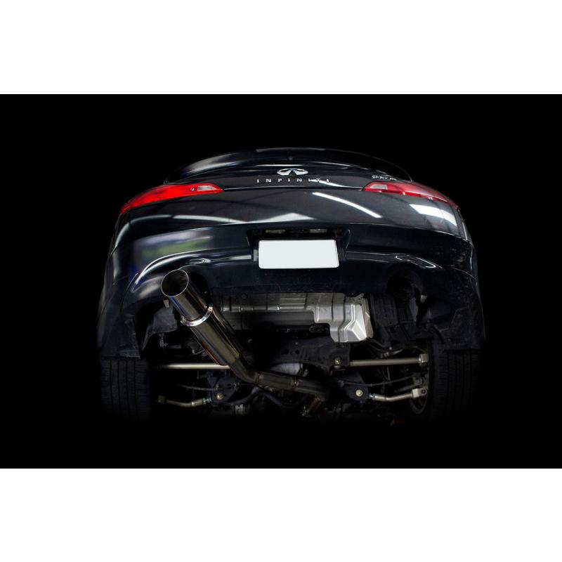 +BS ISR インフィニティ G37 スカイライン V36 370 2ドア クーペ 3.7L VQ37 08~15年 GT エキゾースト マフラー サーキット用 税込み！送料込み！アイエス ...