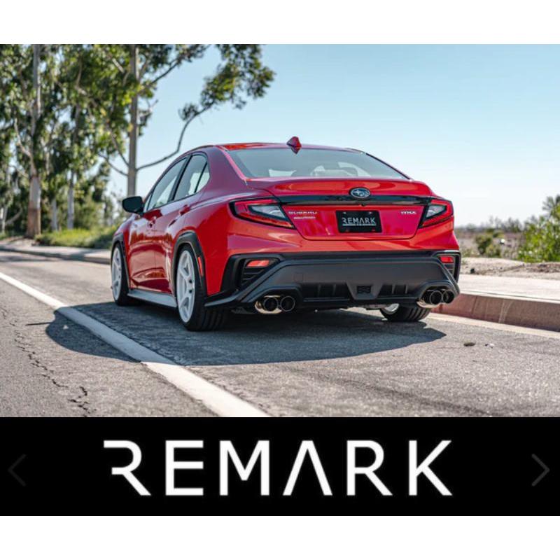 +BS Remark WRX S4 VB VBH 2.4L FA24F 2022年~ リマーク アクセルバック シングルウォール出口 マフラー ...