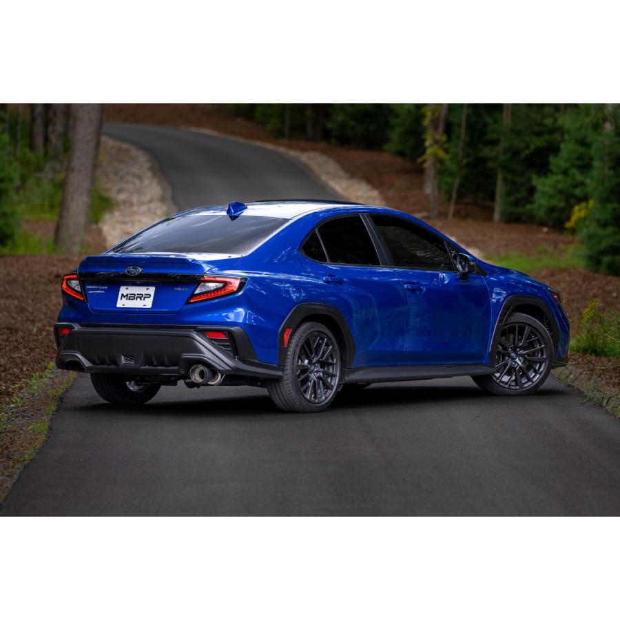 +BS MBRP スバル WRX S4 VBH VB FA24F 2.4L 2022年~ キャットバック マフラー ステンレス エキゾースト ...