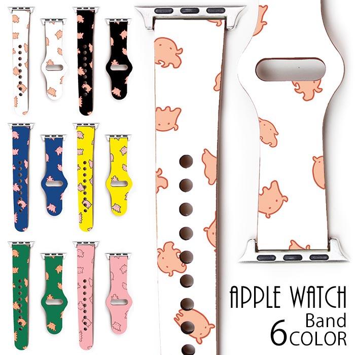 Apple Watch Series SE 7 6 5 4 3 2 アップルウォッチ バンド ベルト 38mm 40mm 41mm 42mm 44mm 45mm メンダコ 軟体動物 たこ 深海 ...