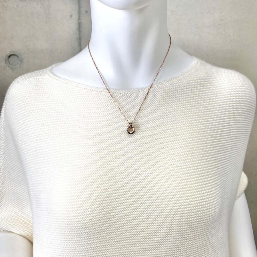 ダブルリングネックレス 【ステンレス リング メンズ レディース BLESS ブレス】 : bsn-483 : BLESSヤフーショッピング店 - 通販 - Yahoo!ショッピング