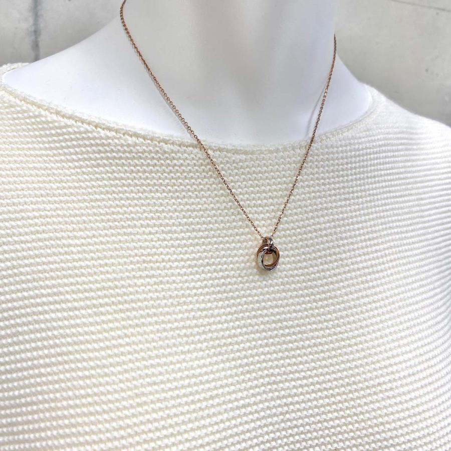 ダブルリングネックレス 【ステンレス リング メンズ レディース BLESS ブレス】 : bsn-483 : BLESSヤフーショッピング店 - 通販 - Yahoo!ショッピング