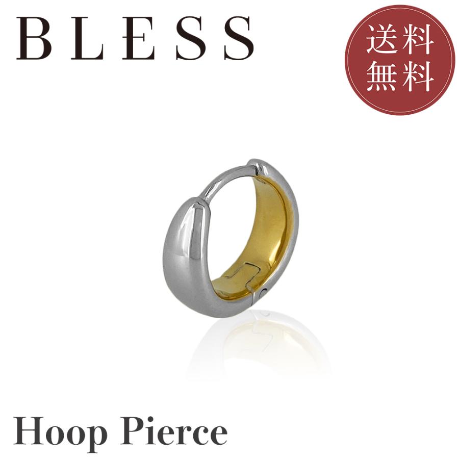 BLESS フープピアス(片耳用) 【ステンレス ピアス メンズ レディース ブレス ゴールドカラー】 : BLESSヤフーショッピング店 - 通販 - Yahoo!ショッピング