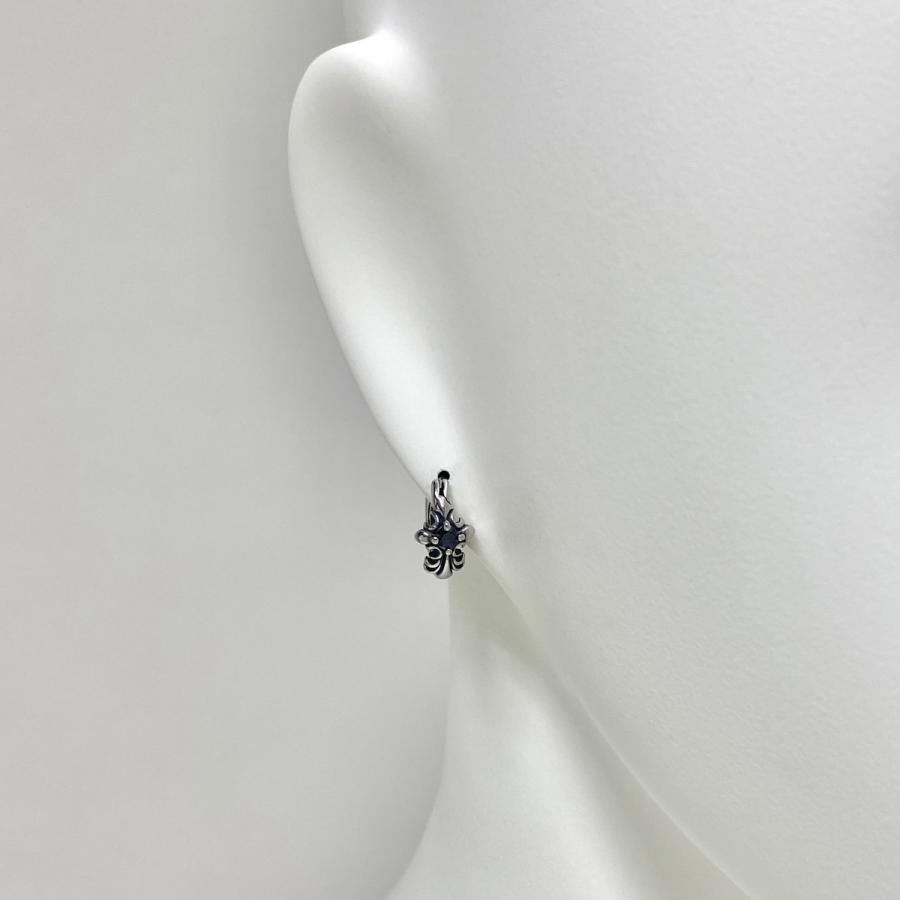 BLESS クロスフープピアス(片耳用)【ステンレス ピアス メンズ レディース ブレス】 : BLESSヤフーショッピング店 - 通販 - Yahoo!ショッピング