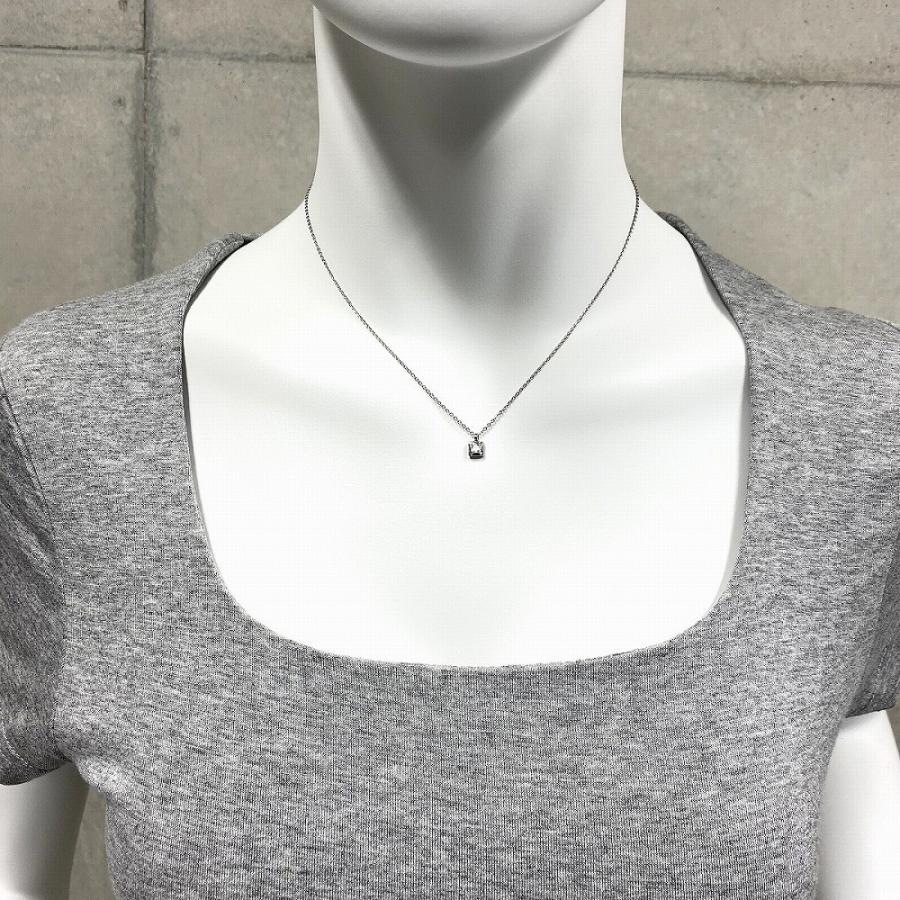 ストーンネックレス スワロフスキー ジルコニア レディース ステンレス 金属アレルギー シルバー アクセサリー プレゼント 送料無料 : BLESSヤフーショッピング店 - 通販 ...