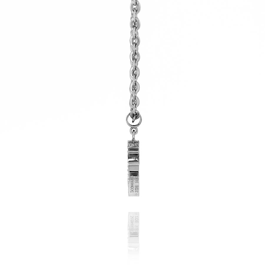 ホースシューネックレス ペンダント アクセサリー ジュエリー ジルコニア メンズ レディース ステンレス シルバー シンプル ユニセックス ペア プレゼント : BLESSヤフーショッピング店 ...