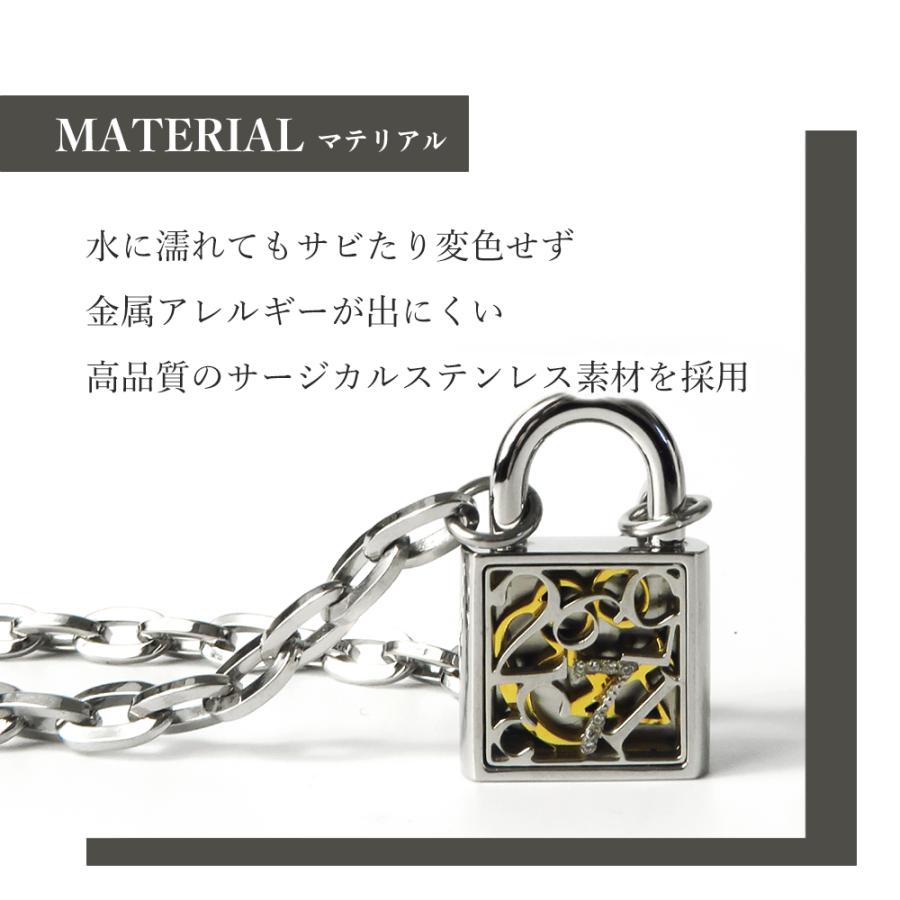 BLESS ナンバーパドロックネックレス ステンレス/ネックレス/レディース/メンズ/SCOMMAG/エスカマジー : BLESSヤフーショッピング店 - 通販 - Yahoo!ショッピング