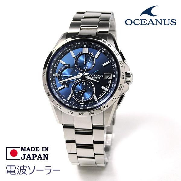 Manta（OCEANUS） casio オシアナス 腕時計 メンズ 電波ソーラー 時計 日本製 OCW-T2600-2A3JF 100.0 : ペアウォッチ Gショック BLESSYOU ...