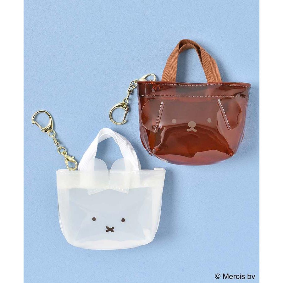 Miffy ミッフィー ボリス グッズ キーホルダー バッグチャーム 小物入れ レディース ミニチュア トート かわいい プレゼント BRUNA MINI PVC TOTEチャーム : ブ ...