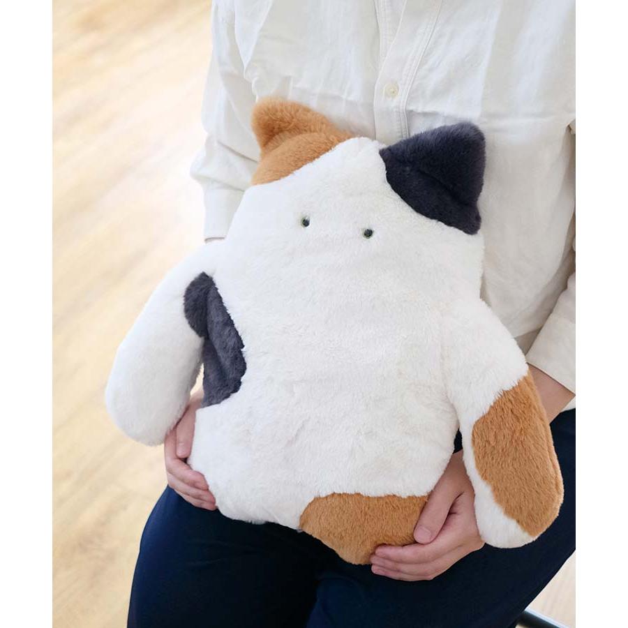 Bleu Bleuet（ブルーブルーエ） セール クッション 湯たんぽ 発熱シート USB電源 ケース カバー 繰り返し使える ぬいぐるみ 猫 ねこ グッズ かわいい インテリア ネコティ ...