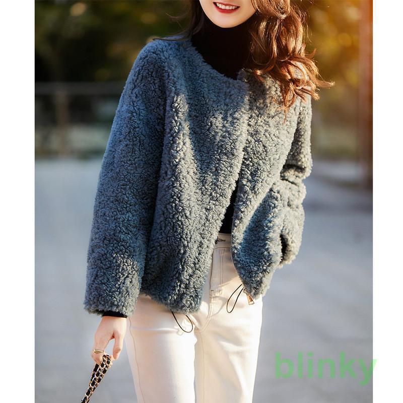 フリースジャケット レディース ボアジャケット きれいめ ブルゾン