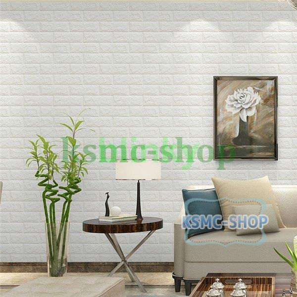 10枚set DIY 3D 壁紙 クッションブリック ホワイトレンガ調壁紙シール ウォールステッカー クッションレンガ 簡単リフォーム : ksmc-kabegami191 : ブリンキー ...