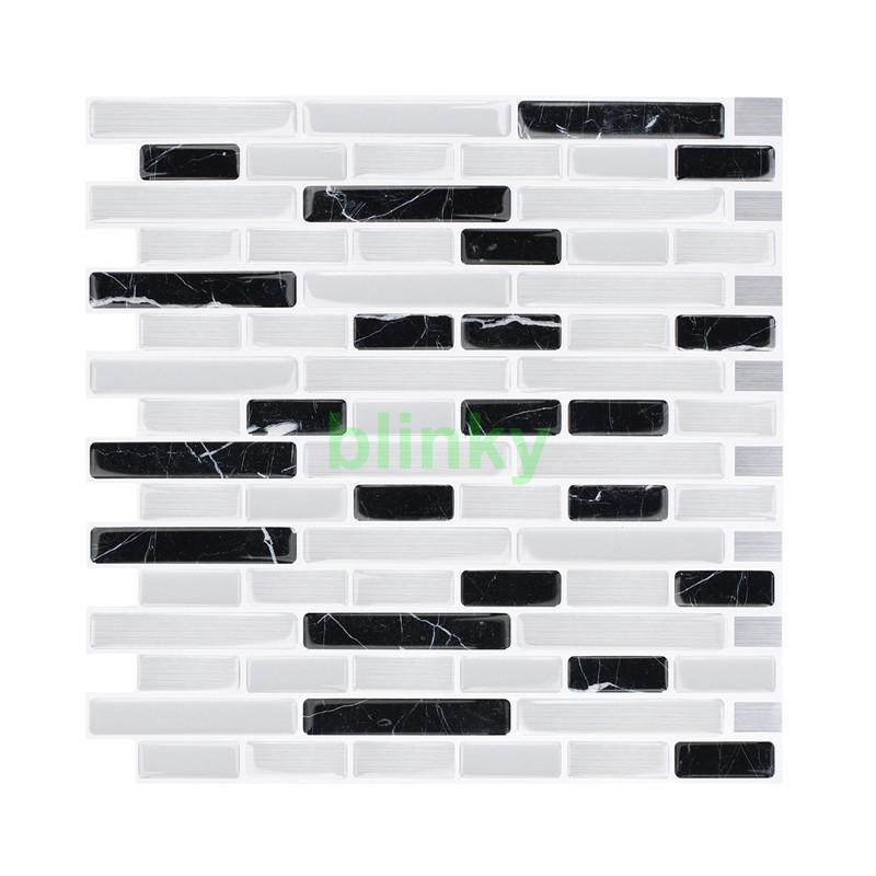 タイルシール タイル モザイクタイル 壁紙 シート 5枚セット 汚れ防止 3d 防水 耐油 耐熱 耐湿性 水回り DIY キッチン 洗面所 立体感 : ブリンキー - 通販 - Yahoo ...