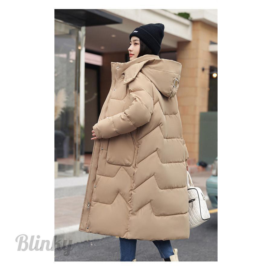 中綿コート レディース フード付き 防寒コート ハイネック ロング