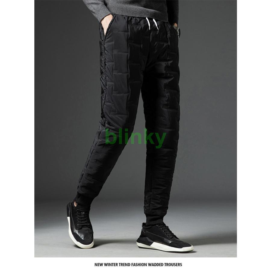 ダウンパンツ メンズ ジョガーパンツ 中綿パンツ ズボン 綿パンツ 登山