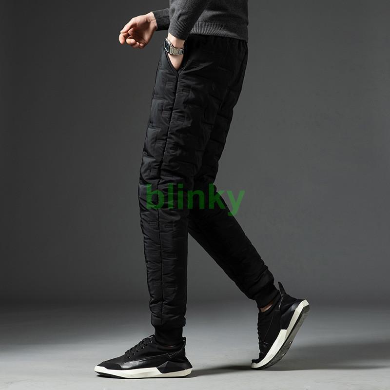 ダウンパンツ メンズ ジョガーパンツ 中綿パンツ 登山パン ロングパンツ 中綿入り ボトムス ズボン あったか 防寒 防風 防寒 作業 通勤 通学 ダウンパンツ メンズ ジョガーパンツ 中綿パンツ ズボン 綿パンツ 登山