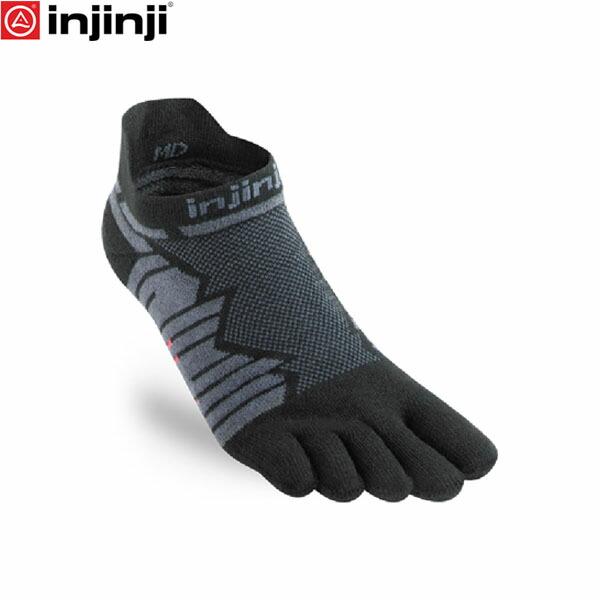 injinji インジンジ ウルトラ ラン ノーショウ オニキス 五本指ソックス 靴下 アウトドア ランニング 吸水速乾 401110 ...