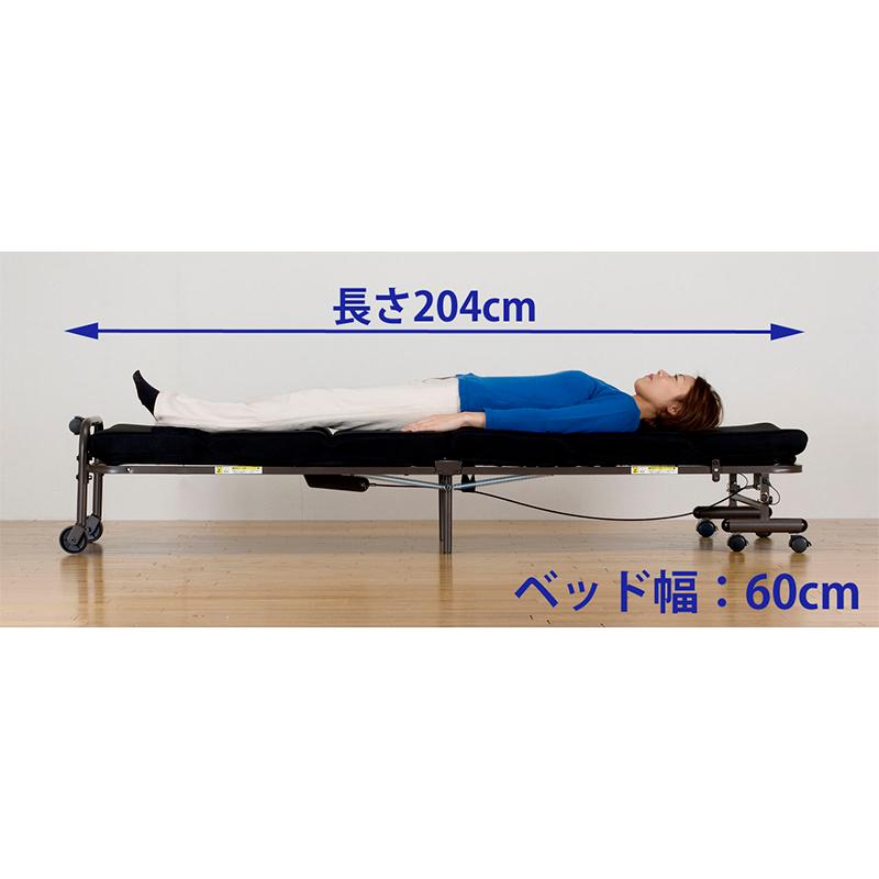 モコモココンパクト折りたたみベッド TS-311BK : ブルームインテリア - 通販 - Yahoo!ショッピング