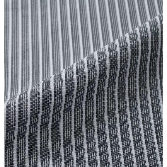 ワイシャツ メンズ 長袖 ボタンダウン コシノヒロコ チャコール×レッド 大きいサイズ HIROKO KOSHINO HOMME グレーストライプ 4L 5L 6L 7L 8L 9L ...