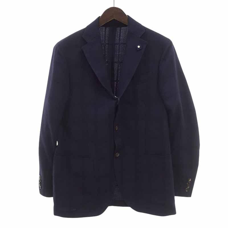 ラルディーニ/LARDINI WINDOWPEN ウインドペン 3B テーラード ジャケット ネイビー サイズ メンズ48 41D25 ランクA (中古) : BLOWZ Yショッピングストア ...