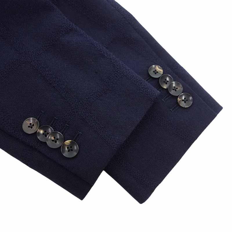 ラルディーニ/LARDINI WINDOWPEN ウインドペン 3B テーラード ジャケット ネイビー サイズ メンズ48 41D25 ランクA (中古) : BLOWZ Yショッピングストア ...