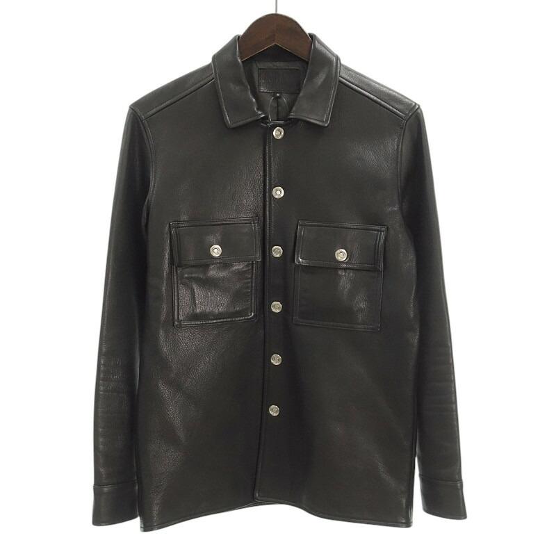 リヒトアデル/LICHT ADEL L-ST01 牛革クローム鞣し レザー シャツ ブラック サイズ メンズS 22E25 ランクA (中古) : BLOWZ Yショッピングストア - 通販 ...