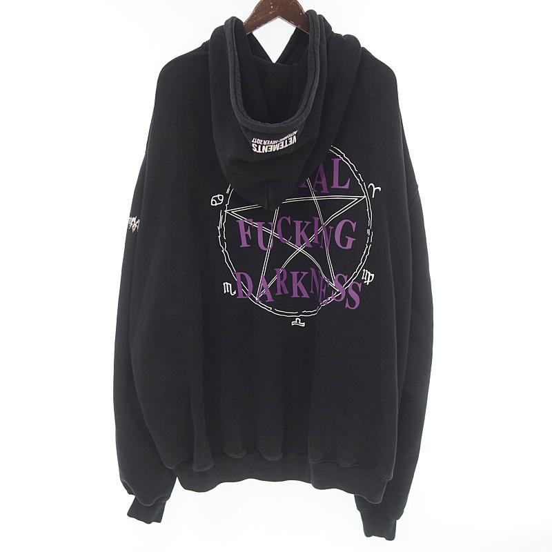 ヴェトモン/VETEMENTS TOTAL FUCKING DARKNESS TFD パーカー ヴェトモン/VETEMENTS TOTAL FUCKING DARKNESS TFD パーカー