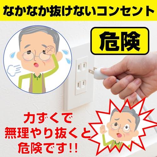 エルパ(ELPA) 楽に抜けるアダプター コンセント 125V 1500wまで アダプター 15A RTP-303B(W) : BLSグループ - 通販 - Yahoo!ショッピング