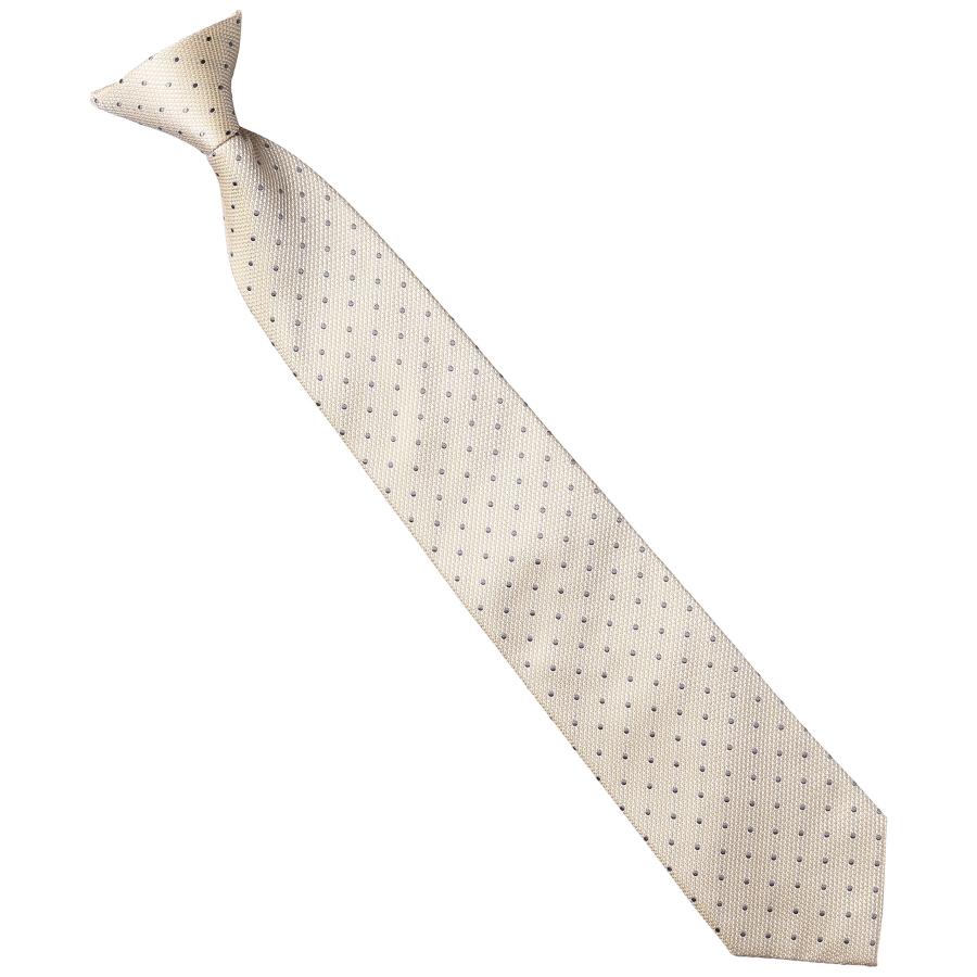 [ノットノット] ネクタイ 018493-20000-2922 メンズ クリームベース、グレードット 日本 FREE-(FREE サイズ ...