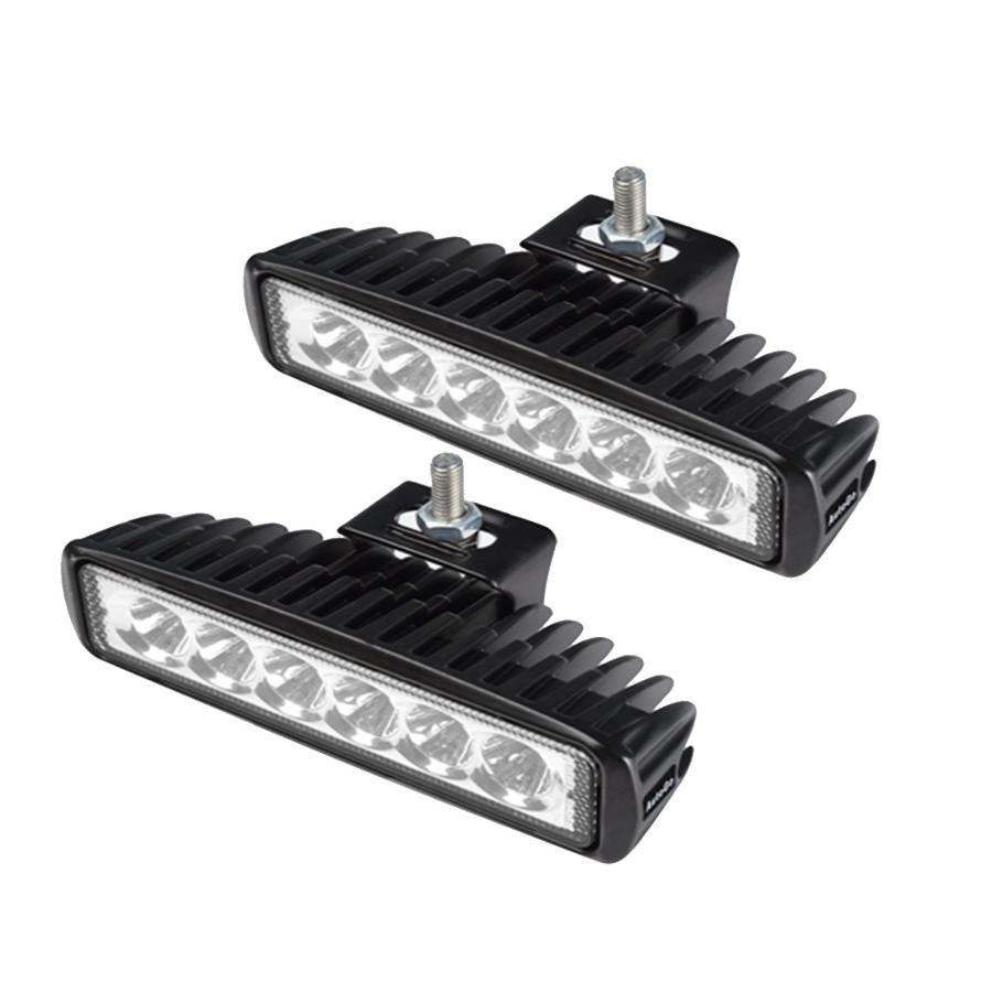 AutoGo LEDワークライト 18W 6LED 作業灯 LEDライトバー 狭角タイプ 6連10-30VDC対応(12V/24V兼用) 防水・防塵・ : BLSグループ - 通販 ...