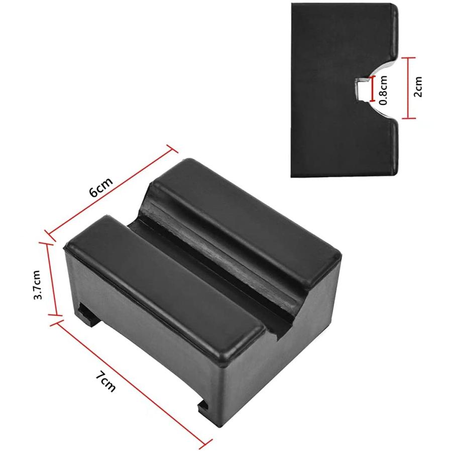 ジャッキスタンド用パッド 方形 ゴム超高耐久耐久性向上 ラバーパット 汎用 特殊繊維入り ジャッキゴムパット 2個入り : s-b0814vbjtr-20240420 : BLSグループ ...