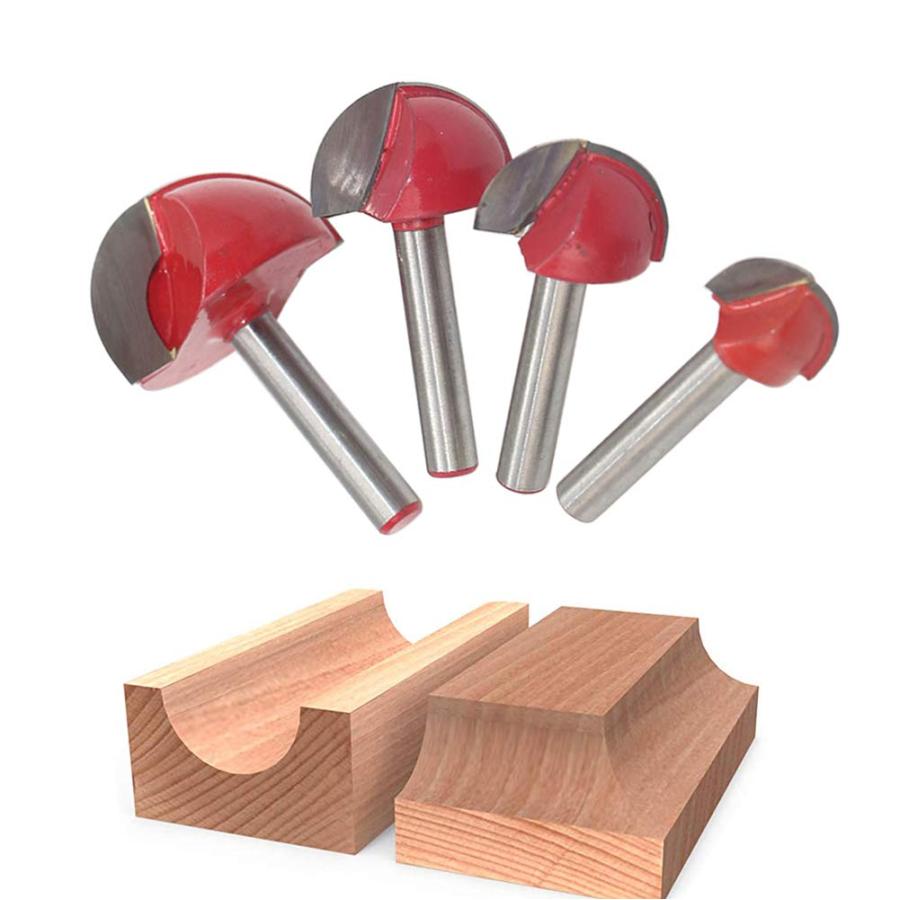 Saipor 6mm 超硬トリマ・ルータービット U溝ビット 木工フライスカッターツール 4本組 : BLSグループ - 通販 - Yahoo!ショッピング