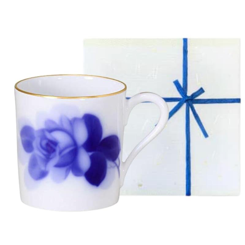 【大倉陶園 和紙でラッピング】 ブルーローズ （ 8211 ） マグカップ : BLSグループ - 通販 - Yahoo!ショッピング