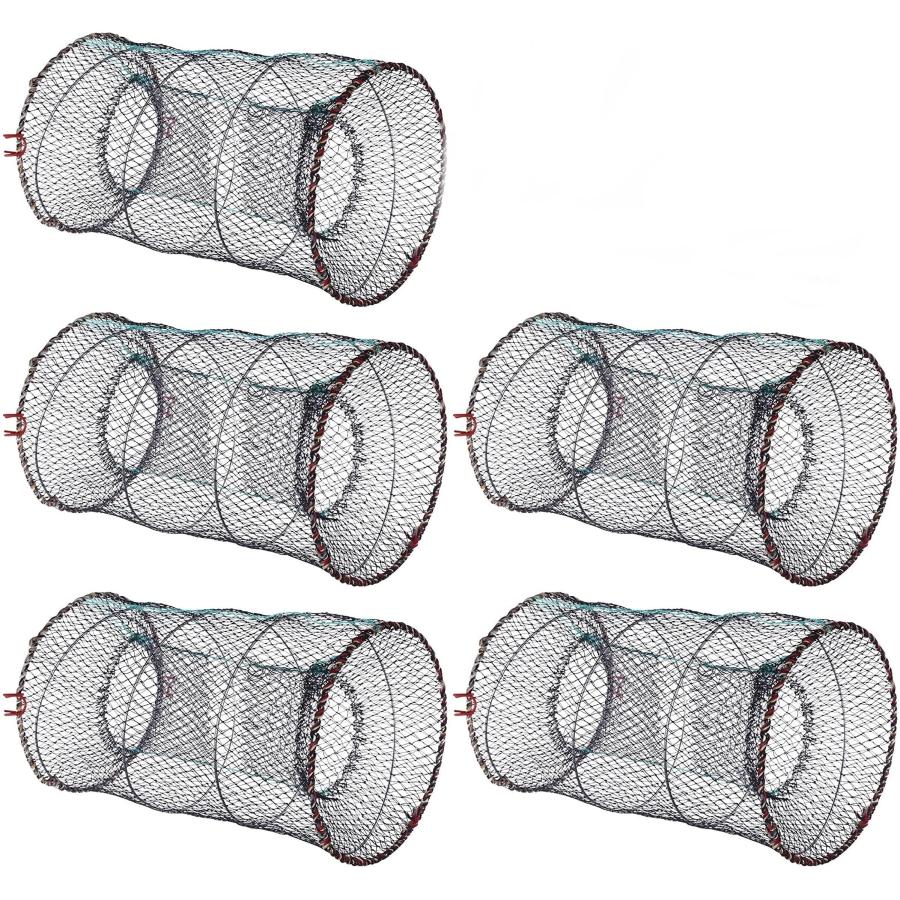 MBK 【 中型 魚 捕獲 かご もんどり 】 60cm?30.5cm ガッチリ捕獲 左右侵入タイプ 餌を入れて待つだけ! 沈めるだけ 簡単 ...