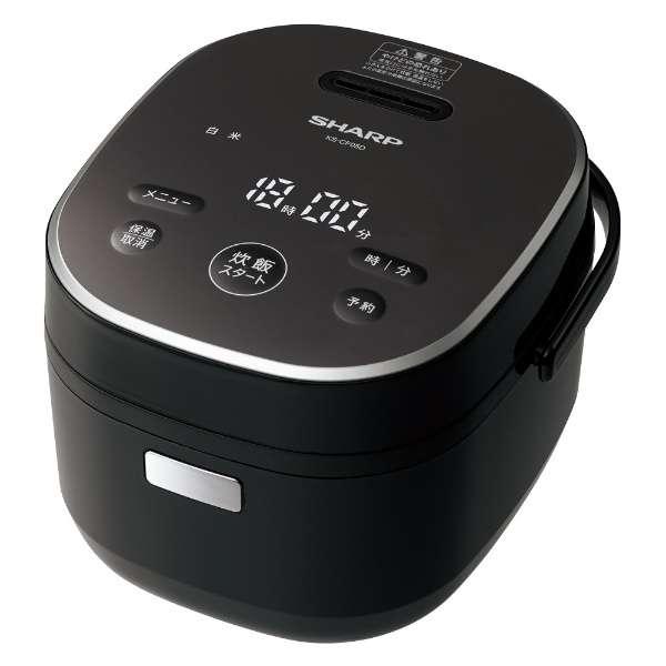送料無料 】シャープ SHARP ジャー炊飯器 3合 KS-CF05DB ブラック 黒 KS-CF05D-B 0.5合 マイコン 炊飯器 炊飯ジャー LED 厚釜 球面炊き KSCF05DB ...