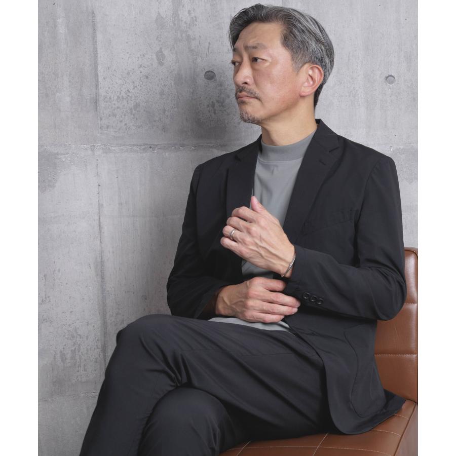 AWC Tシャツ メンズ 半袖 ブランド モックネック ジャケT ビズT 速乾 接触冷感 セットアップ 無地 ビジネス オフィス デート 婚活 30代 40代 50代 60代 きれいめ ...