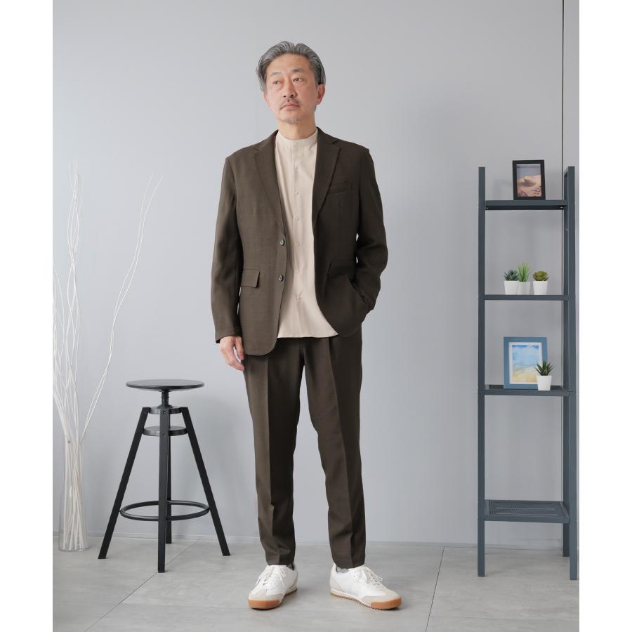 AWC シャツ メンズ 半袖 バンドカラー 白 黒 オフィス カジュアル ビジネス スタンド トップス ストレッチ ブランド カジュアルシャツ M L LL 3L ベージュ : Blue ...