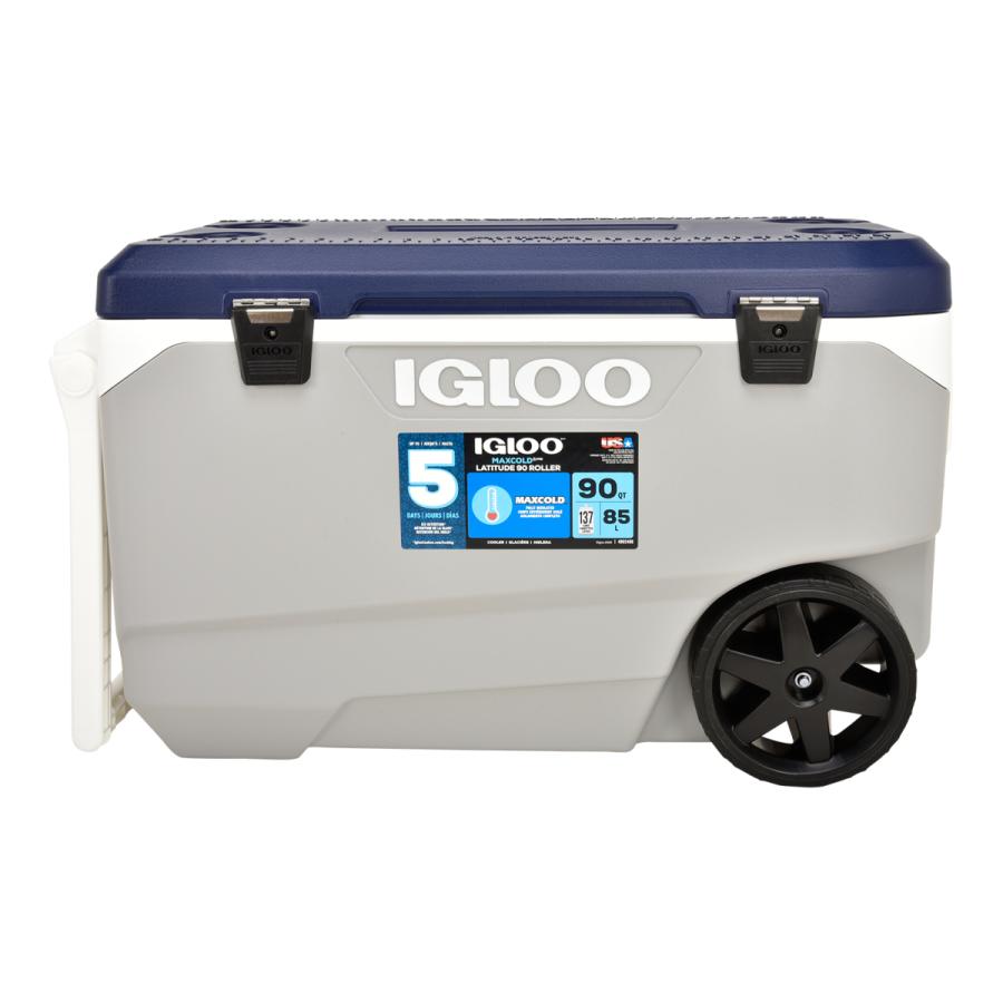 igloo [イグルー] 大型 クーラーボックス 85L (車輪付き) MAXCOLD LATITUDE 90 マックスコールド ラテュテュード90 00034696 キャスター付き ...