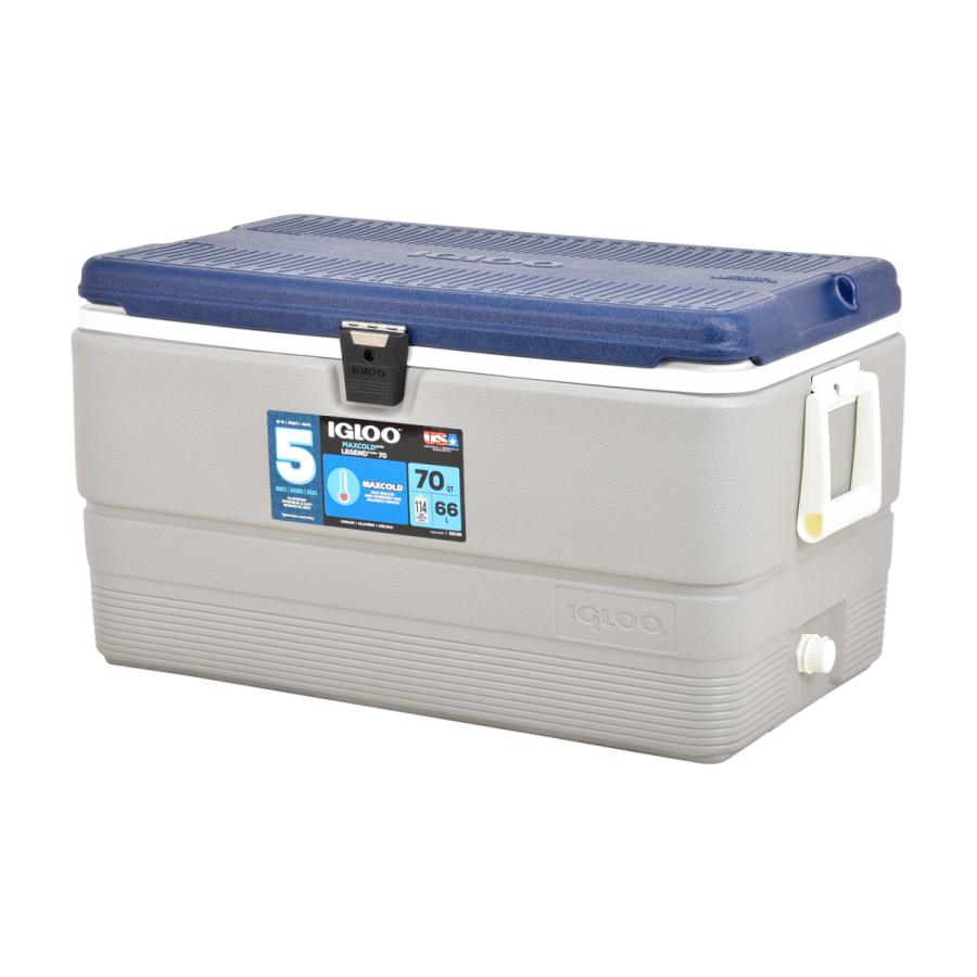 igloo [イグルー] 大型 クーラーボックス 66L MAXCOLD 70 マックスコールド70 00050239 / アッシュグレー : Blue Sports Yahoo!店 - 通販 ...