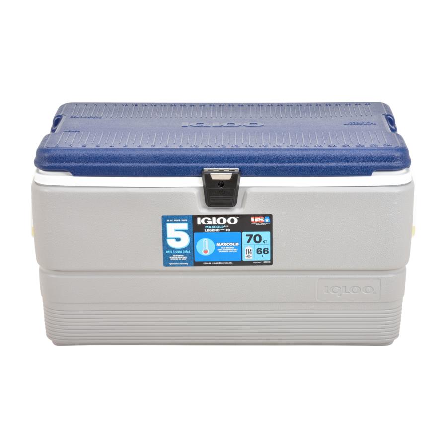 igloo [イグルー] 大型 クーラーボックス 66L MAXCOLD 70 マックスコールド70 00050239 / アッシュグレー : Blue Sports Yahoo!店 - 通販 ...