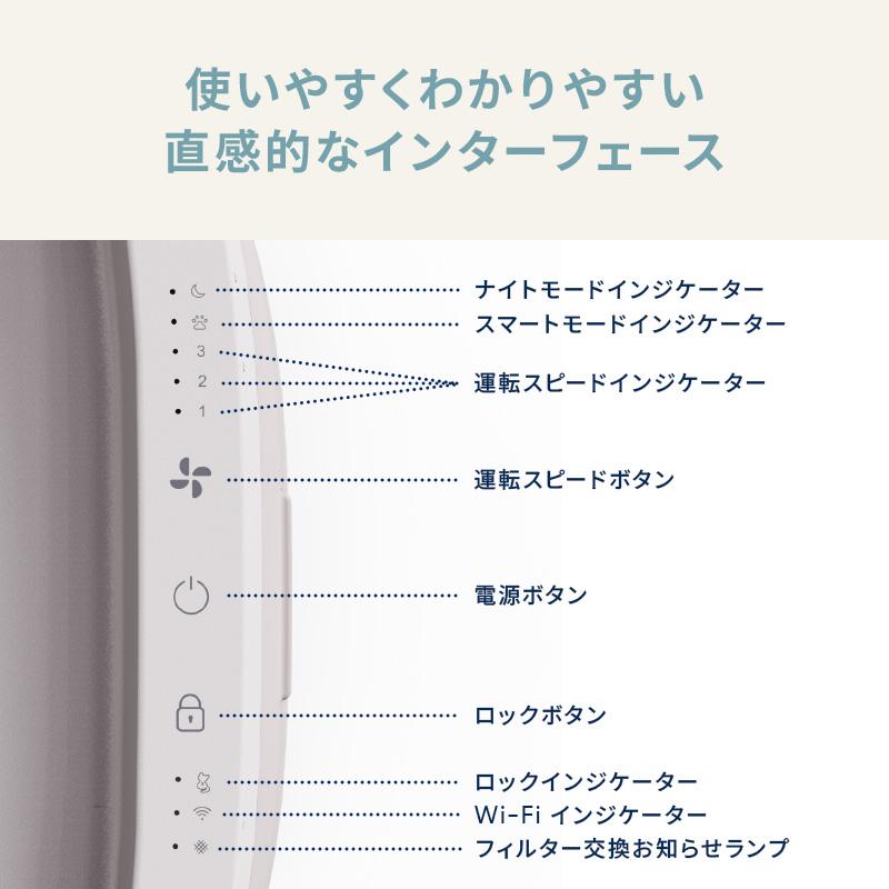 Blueair（ブルーエア） 空気清浄機 ブルーエアPetAir Pro P3i Sand 24畳 ベッド一体型 ペット向け ニオイ 脱臭 ...