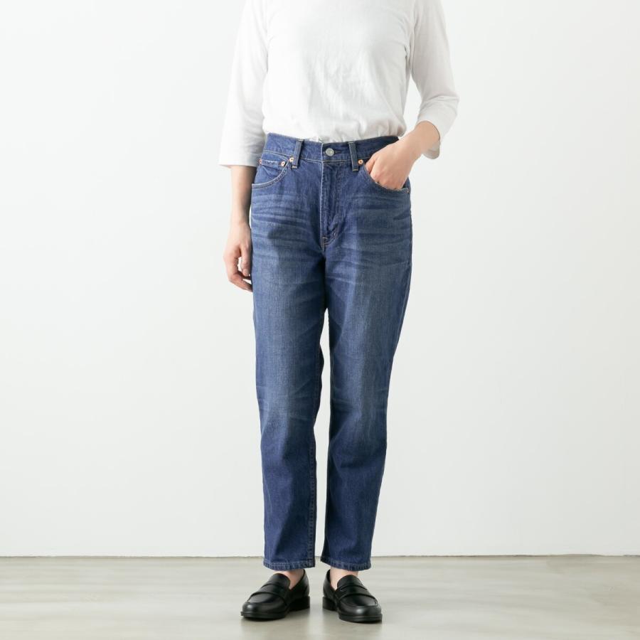 D.M.G. ドミンゴ ストレッチデニム イージー テーパード ジーンズ 14-258C D.M.G レディース パンツ ストレッチパンツ ...