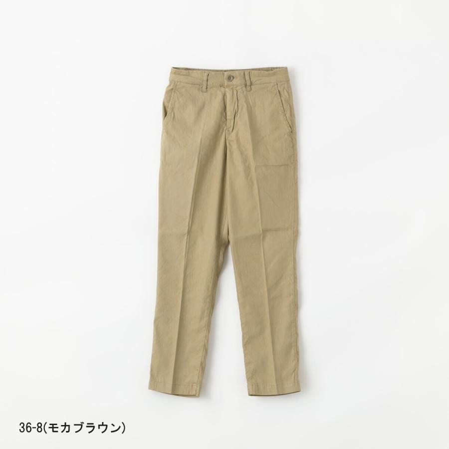 DOMINGO ドミンゴ リネンレーヨン ストレッチトラウザー D.M.G DOMINGO ドミンゴ リネンレーヨン ストレッチトラウザー D.M.G