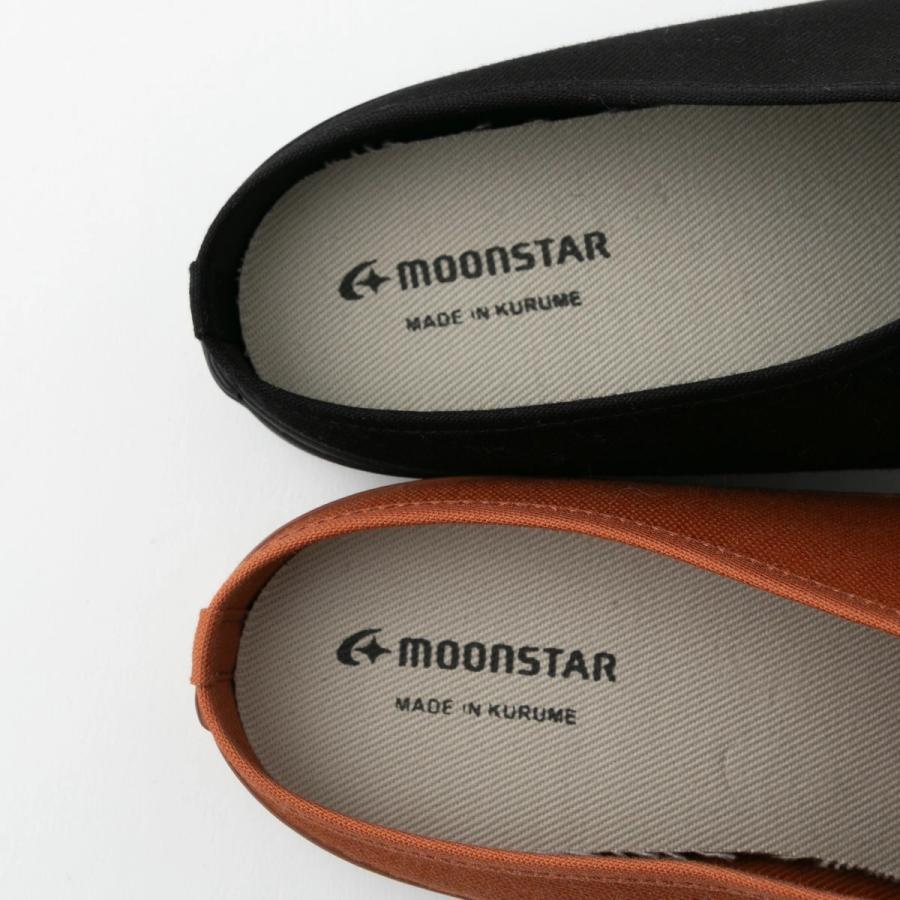 MoonStar ムーンスター スリッポン型 ミュール SLIT MULE MOONSTAR キャンバス 日本製 黒 : bluebeat web store ブルービート - 通販 ...