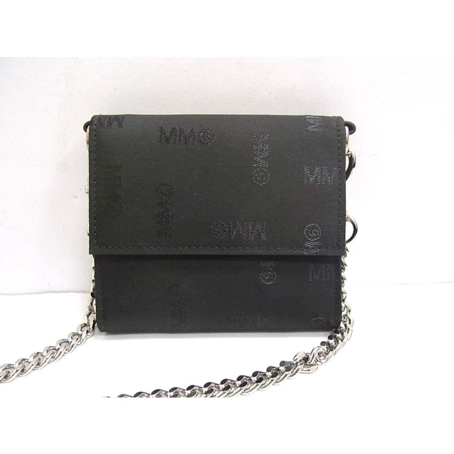 MM6 新品☆MM6 Maison Margiela メゾンマルジェラ チェーンショルダー付 ウォレット S54UI0126 二つ折り ミニ財布 レディース : BLUEヤフーショッピング店 ...