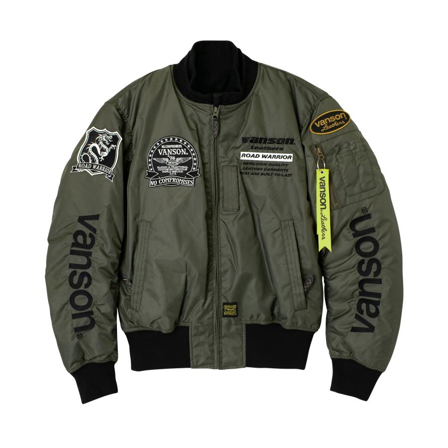 VANSON バイクジャケット ミリタリージャケット ma1メンズ VANSON バイクジャケット ミリタリージャケット ma1メンズ
